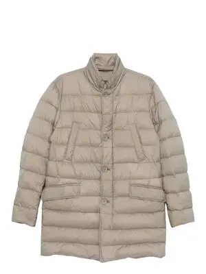Herno Quilted Padded Coat - Grey