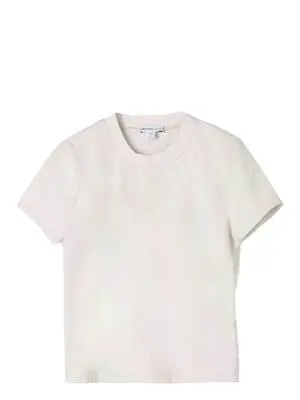 JAMES PERSE Cropped T-shirt - Neutrals