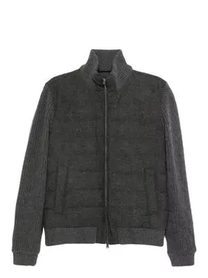 Herno Panelled Padded Jacket - Grey