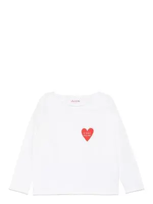 JUVIA Cotton-blend T-shirt - White