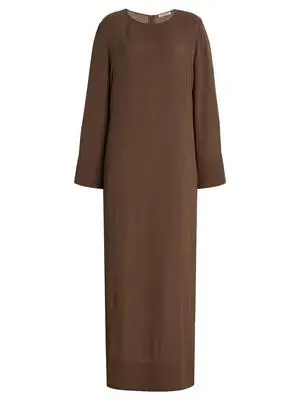 BY MALENE BIRGER Kallas Jacquard Maxi Dress - Brown