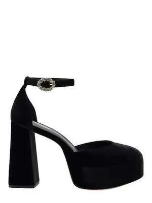Larroude Ari Mary Jane Pumps - Black
