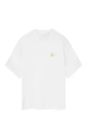 Axel Arigato Paper Clip Logo-embroidered T-shirt - White