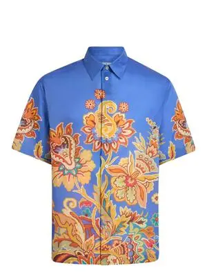 Etro Cotton Shirt - Blue