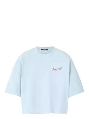 Jacquemus Cropped T-shirt - Blue