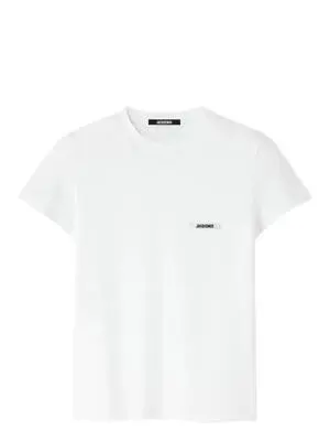 Jacquemus Logo-patch T-shirt - White