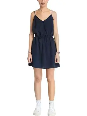 Tommy Hilfiger Spaghetti-strap Mini Dress - Blue
