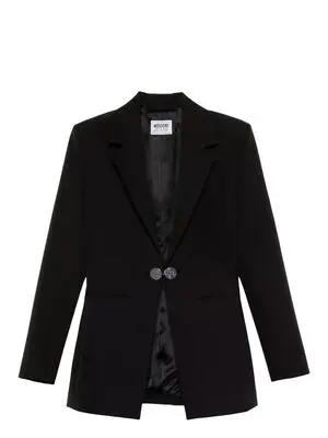 Moschino Single-breasted Blazer - Black