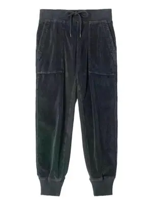 JAMES PERSE Mixed Media Track Pants - Blue