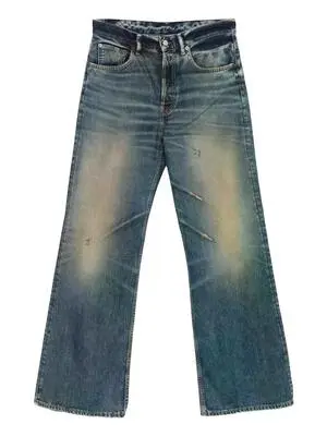 Acne Studios Logo-patch Jeans - Blue