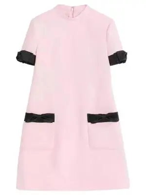 Valentino Garavani Crepe Couture Mini Dress - Pink