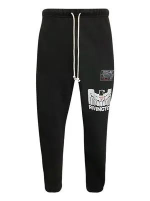 RRR123 Cotton Track Pants - Black