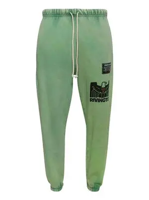 RRR123 Cotton Track Pants - Green