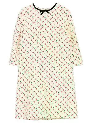 Valentino Garavani Cherry-motif Dress - Neutrals