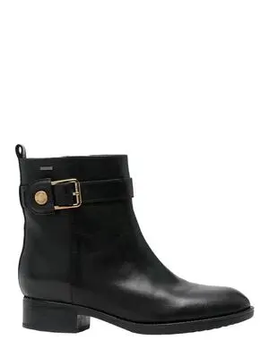 Geox 30mm Felicity Abx Biker Boots - Black