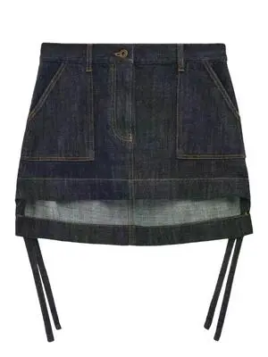Loewe Denim Mini Skirt - Blue
