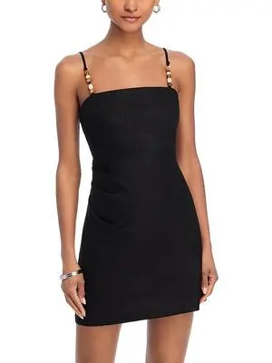LUCY PARIS Sarah Mini Dress - Black
