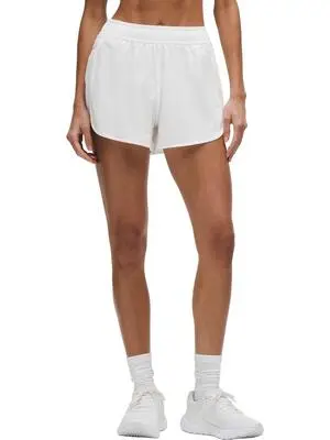 Lululemon Ruched-side High-rise 3" Short - White