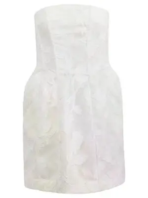 FLEUR DU MAL Collette Strapless Dress - White