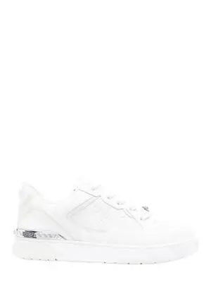 Versace Logo-embossed Sneakers - White