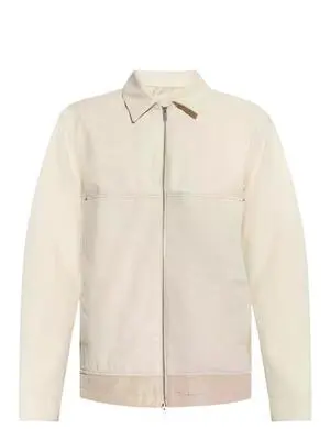 Moncler Zip-up Bomber Jacket - Neutrals