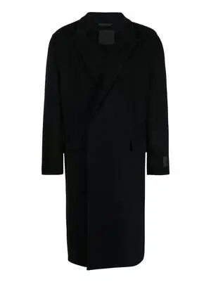 Givenchy Single-breasted Virgin Wool-cashmere Coat - Black