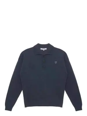 MAISON KITSUNÉ Fox Head Polo Sweater