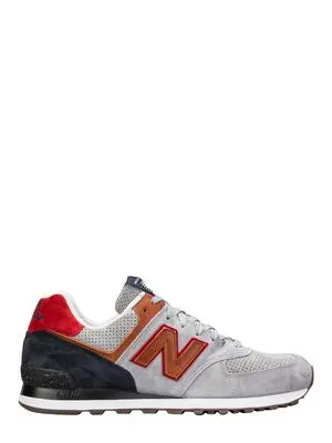 NEW BALANCE 574 Athletic Sneakers Grey/tan
