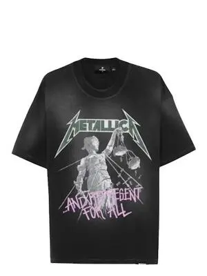 REPRESENT Metallica Justice Tee Shirt - Black
