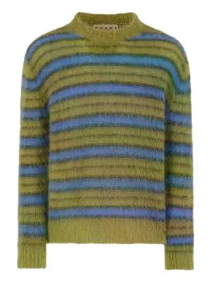 Marni Striped Sweater - Green