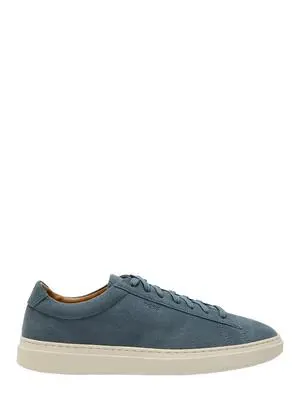 BOSS Kieran Suede Sneakers - Light Blue