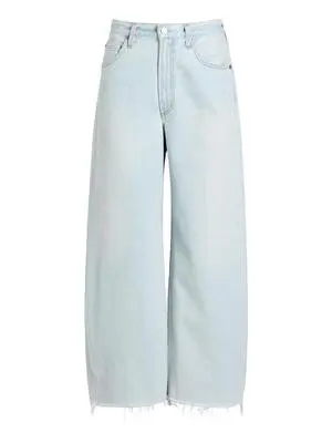 AGOLDE Low Curve Barrel-leg Jeans - Blue