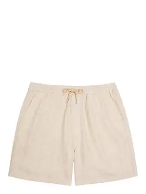 Nn07 Linen Shorts Ecru