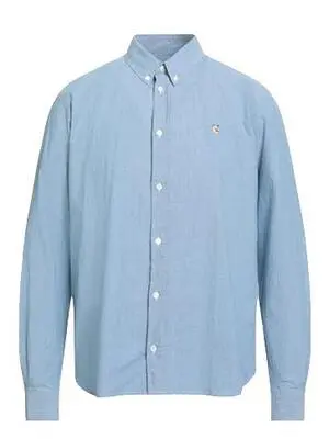 Maison Kitsuné Denim Shirt Size Cotton - Blue
