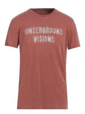 John Varvatos T-shirt Rust Size Cotton - Red