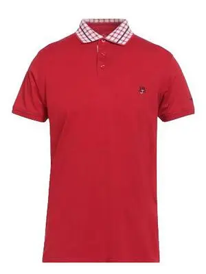 HARMONT & BLAINE Jeans Polo Shirt Size Cotton - Red
