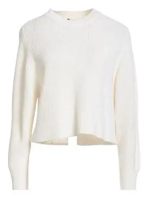Alpha Studio Sweater In Wool, Viscose, Polyamide, And Cashmere - White