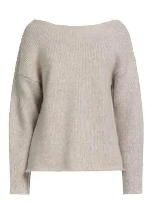 Alpha Studio Sweater With Sequins - Beige