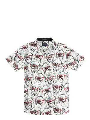 BAJA LLAMA Dr. Yessir 7-seas Button Up - White