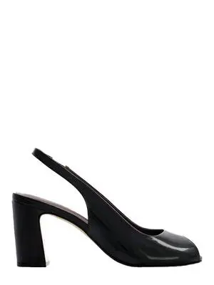 Bernardo Adell Peep Toe Slingback - Black
