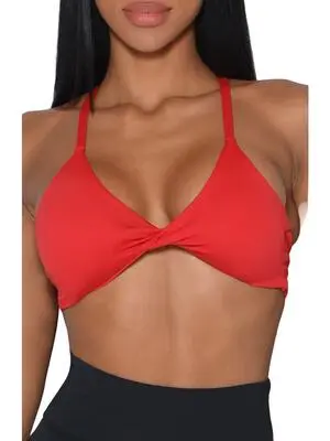 BOMBSHELL SPORTSWEAR Twist Mini Bra - Fire