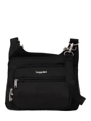BAGGALLINI Securtex Anti-Theft Crossbody Bag Black