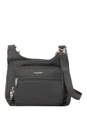 BAGGALLINI Securtex Anti-Theft Crossbody Bag Charcoal