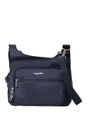 BAGGALLINI Securtex Anti-theft Crossbody Bag - French Navy