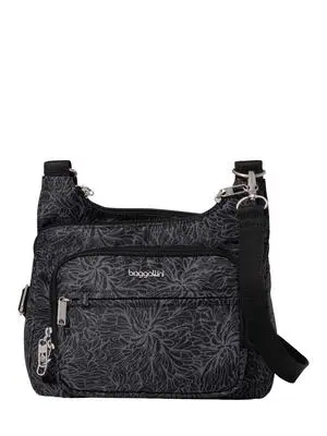 BAGGALLINI Securtex Anti-theft Crossbody Bag - Midnight Blossom