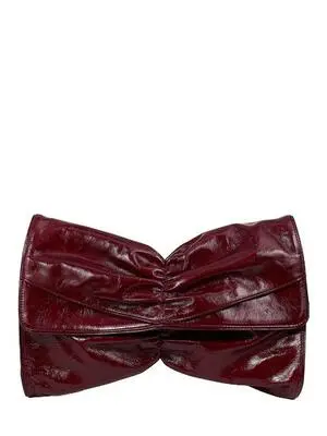 BA&SH Stevie Leather Clutch