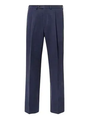 SAMAN AMEL Amo Linen Suit Pants - Blue