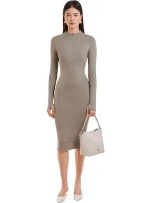 Rudsak Maylin Fitted Dress - Natural