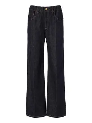 Brunello Cucinelli Wide-leg Jeans - Blue