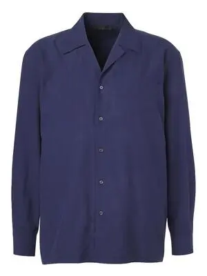 SAMAN AMEL Silk Shirt - Blue